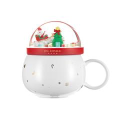 Cina Cute tazza di Natale Creativi Uomini Donne Tazza di ceramica con coperchio Grande coppia bere tazza di caffè in vendita