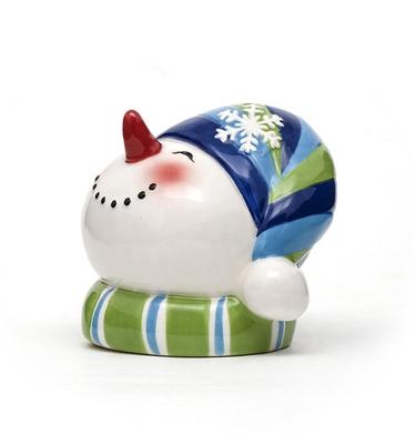 Cina Bello set di spezie in ceramica in 3D, set di salsa e pepe, pentole per Natale. in vendita