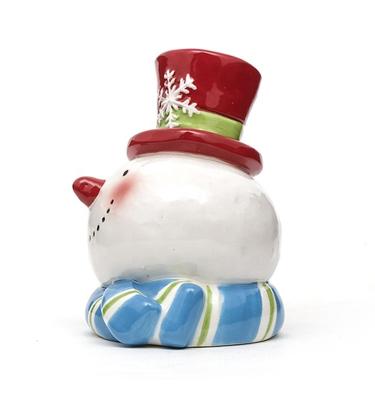 Cina Bello set di spezie in ceramica in 3D, set di salsa e pepe, pentole per Natale. in vendita