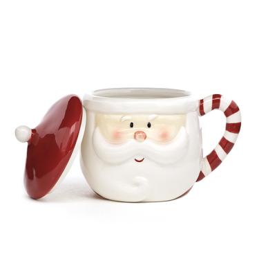 China Unique Claus 3D Ceramic Mug for Customized Corporate Branding zu verkaufen