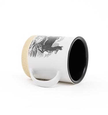 中国 ホース 鹿 陶器 コーヒー カップ 耐久 スタイリッシュ オフィス 販売のため