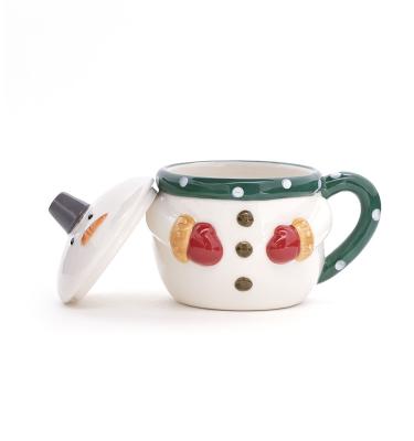 Cina Christmas Mug 3D Printed Ceramic Mug for Santa's Little Helpers in vendita