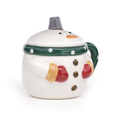 Cina Christmas Mug 3D Printed Ceramic Mug for Santa's Little Helpers in vendita