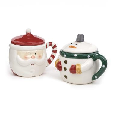 Cina Christmas Mug 3D Printed Ceramic Mug for Santa's Little Helpers in vendita