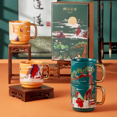 Cina Tazze da caffè in ceramica in pietra con artigianato ecologico in vendita
