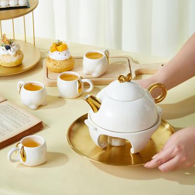 Cina Preparazione di tè con acqua con un set di teiere in ceramica resistente al calore in vendita