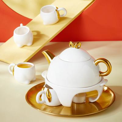 Cina Preparazione di tè con acqua con un set di teiere in ceramica resistente al calore in vendita