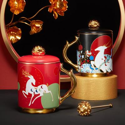 China Pronta per la spedizione in magazzino Microonde sicura resistente al calore Tazza magica rotonda personalizzata Tazze di caffè in ceramica sicure per alimenti for sale