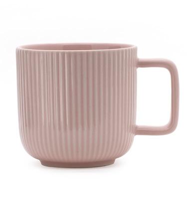 China Microwave Safe Ceramic Coffee Cup Mug with Customised Capacity Te koop