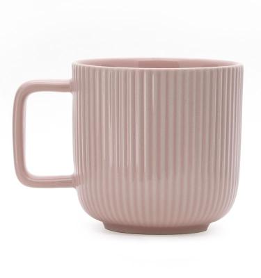 China Microwave Safe Ceramic Coffee Cup Mug with Customised Capacity Te koop
