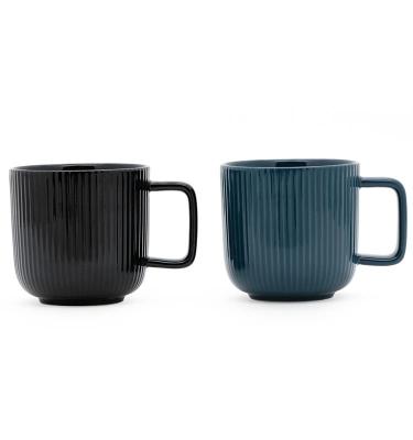 China Microwave Safe Ceramic Coffee Cup Mug with Customised Capacity Te koop