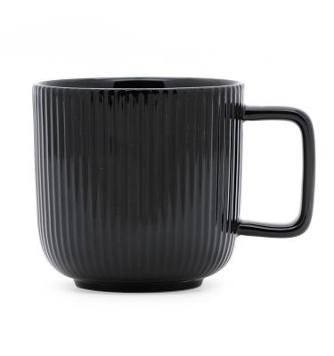 China Microwave Safe Ceramic Coffee Cup Mug with Customised Capacity Te koop