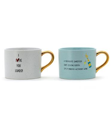 China Mooie, milieuvriendelijke serviesjes, elegant ontworpen moederbeker, keramische koffiebeker voor Moedersdag. for sale