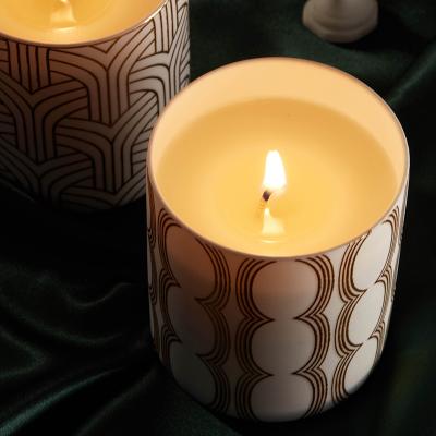 China Customized Ceramic Candle Holder With Various Shape And Color for Gift Decoration for sale