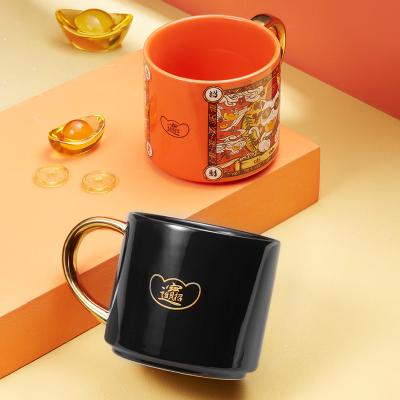 China Lebensmittelsicherheit und Komfort Geschirrspüler Sicheres Farbwechsel-Keramikbecher Personalisierte Kaffeebecher für Geschenkdekoration zu verkaufen