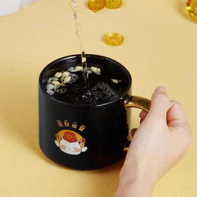 China Lebensmittelsicherheit und Komfort Geschirrspüler Sicheres Farbwechsel-Keramikbecher Personalisierte Kaffeebecher für Geschenkdekoration zu verkaufen