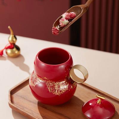 China Gepersonaliseerde ontwerp keramische mok met gouden handvat 3d Gepersonaliseerde koffiebekers als cadeau Te koop