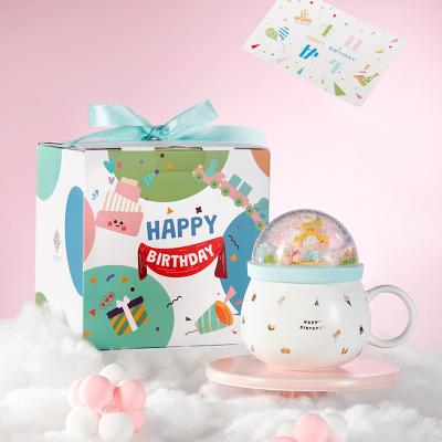 Cina Tazze di ceramica 3D chic e moderne regalo di compleanno personalizzato Decorazione regalo di Natale in vendita