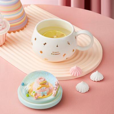 Cina Tazze di ceramica 3D chic e moderne regalo di compleanno personalizzato Decorazione regalo di Natale in vendita