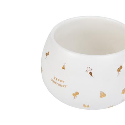 Cina Tazze di ceramica 3D chic e moderne regalo di compleanno personalizzato Decorazione regalo di Natale in vendita