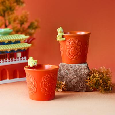 中国 独特の3Dセラミックコーヒーカップ カスタマイズ可能 販売のため