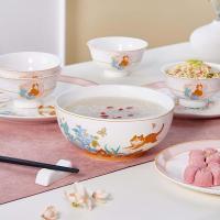 China Customized Colour Ceramic Dinnerware Sets FOB SHENZHEN for Under Glazed Technique for sale