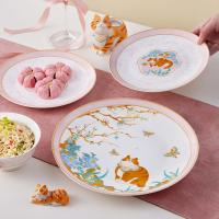 China Customized Colour Ceramic Dinnerware Sets FOB SHENZHEN for Under Glazed Technique for sale
