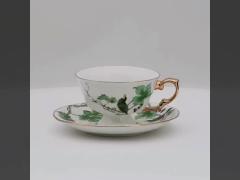 Современная керамическая кость Китай Кофейные чашки и чашки соуса керамические
