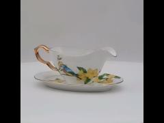12 inch Custom Ceramic Bowl Gravy New Bone Soup Bowl Met Tray 12 Oz 8 Oz 4 Oz