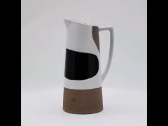 Jug Cup Coffee Water Milk Pitcher Geometric Patterns Jugs Water Ceramic Water Pots & Kettles Food