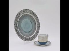 Italian Plates Sets Dinnerware Ceramic Serving Plates Handpainted Personalized Dinner Plates Ceramic