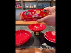 送料の準備中 最売のカラフルな現代食器セット ギフトボックス付き
