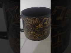 Coffee Mug Print Sublimation Ceramic New Promotional Logo Printing Coffee Cup Mugs For 1 Users Round Food Safety Custom