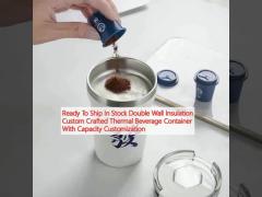 In Stock Double Wall Insulation Custom Crafted Thermal Container With Capacity Customization