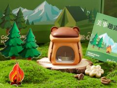 Custom Bear-Shaped Ceramic Wax Melt Warmer - Handmade Fragrance Diffuser