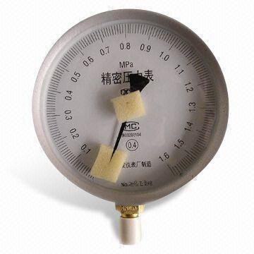 China Precision Pressure Gauge with 160mm Diameter and 0.25, 0.4% Accuracy for sale