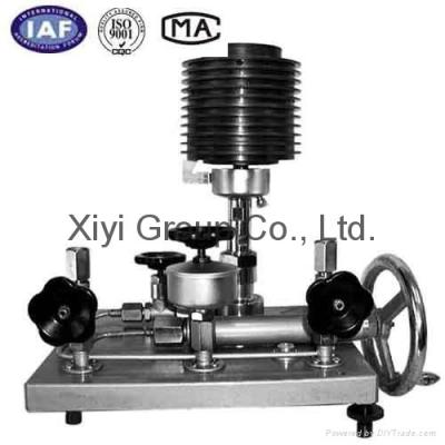 China deadweight piston pressure gauge for sale