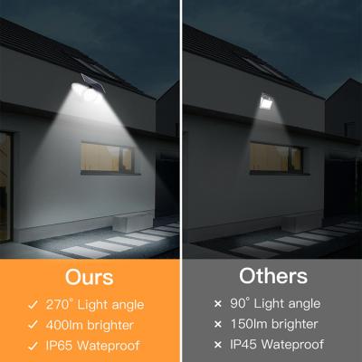Cina Tre luce della parete del sensore solare delle teste 100-400LM 38PCS LED per la via in vendita