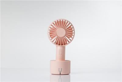 China Portable Battery Charging Fan Cool Mist Outdoor Travel Hand Fans Rechargeable Hand Fan Te koop