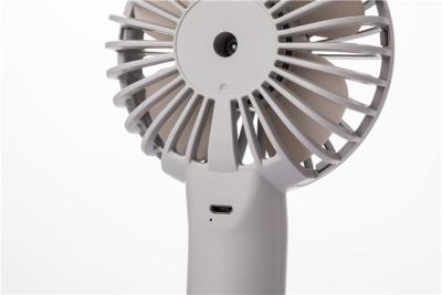 China Portable Battery Charging Fan Cool Mist Outdoor Travel Hand Fans Rechargeable Hand Fan Te koop