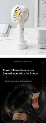 China Portable Battery Charging Fan Cool Mist Outdoor Travel Hand Fans Rechargeable Hand Fan Te koop