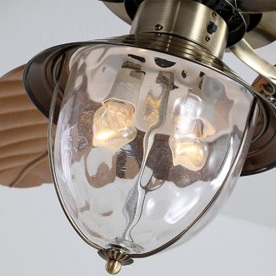 Cina Lama ritrattabile invisibile telecomandata decorativa moderna di 4100k Crystal Ceiling Fan With Light in vendita