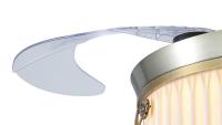 China 5250lm Hidden Blade Ceiling Fan With Light for sale