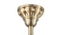 China 5250lm Hidden Blade Ceiling Fan With Light for sale