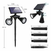China 150LM Solar Panel Outdoor Spotlights for sale