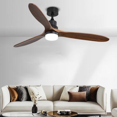 Cina Luce di legno solida telecomandata dell'interno 120V 3000-5000K del ventilatore da soffitto 1500LM in vendita