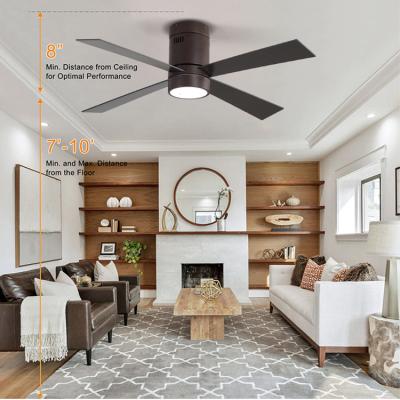 Cina ventilatore da soffitto moderno di stile della pala del metallo di 65W 48Inch 4 in vendita