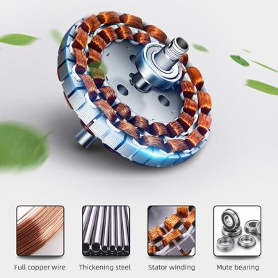 Cina Stile a 52 pollici moderno di Matte Brown 120V 60w Crystal Ceiling Fan Light European in vendita