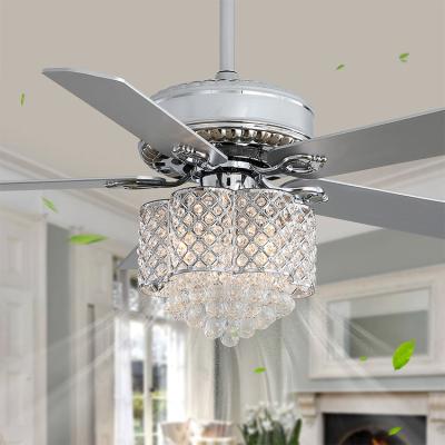 Cina 18w supporto a livello Crystal Chandelier Ceiling Fan in vendita
