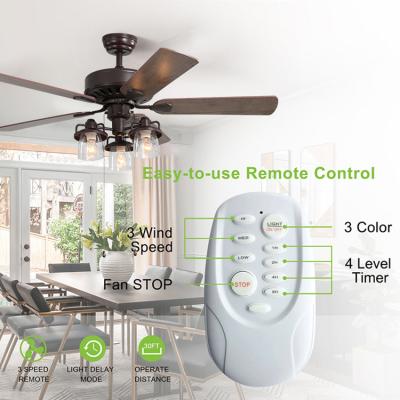 Cina luce di 52Inch Crystal Cooling Air Ceiling Fan in vendita